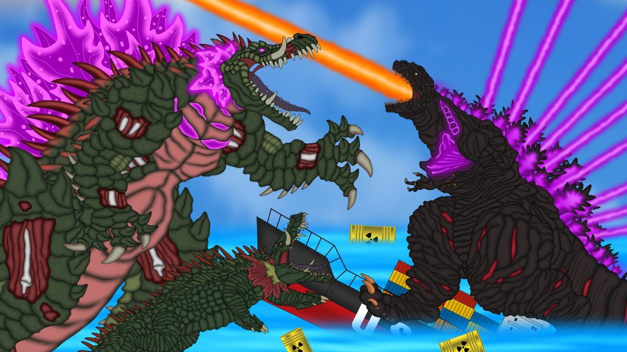 LIZZIEZILLA !!! Shin Godzilla VS Lizzie - YouTube