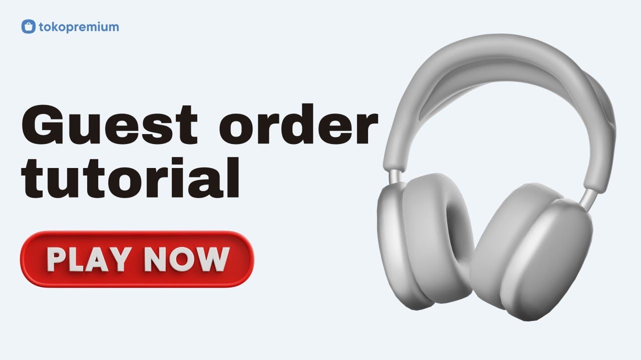 Guest order tutorial || website apps premium murah - YouTube