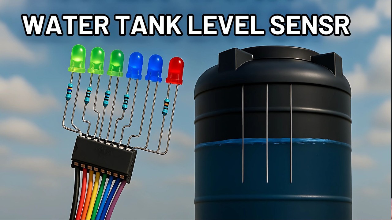 Build a Water Tank Level Sensor at Home! 🛠️ Simple & Cheap DIY Guide ...