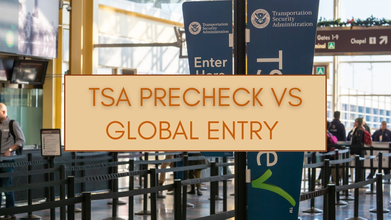 TSA Precheck vs Global Entry - YouTube