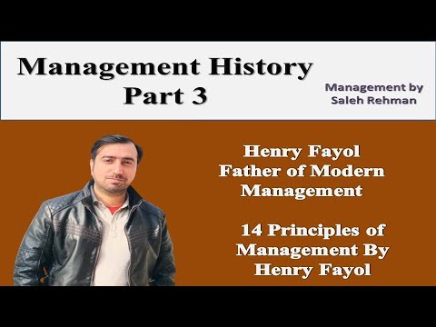 Management History Part 3: Contribution of Henry Fayol | 14 Principles ...