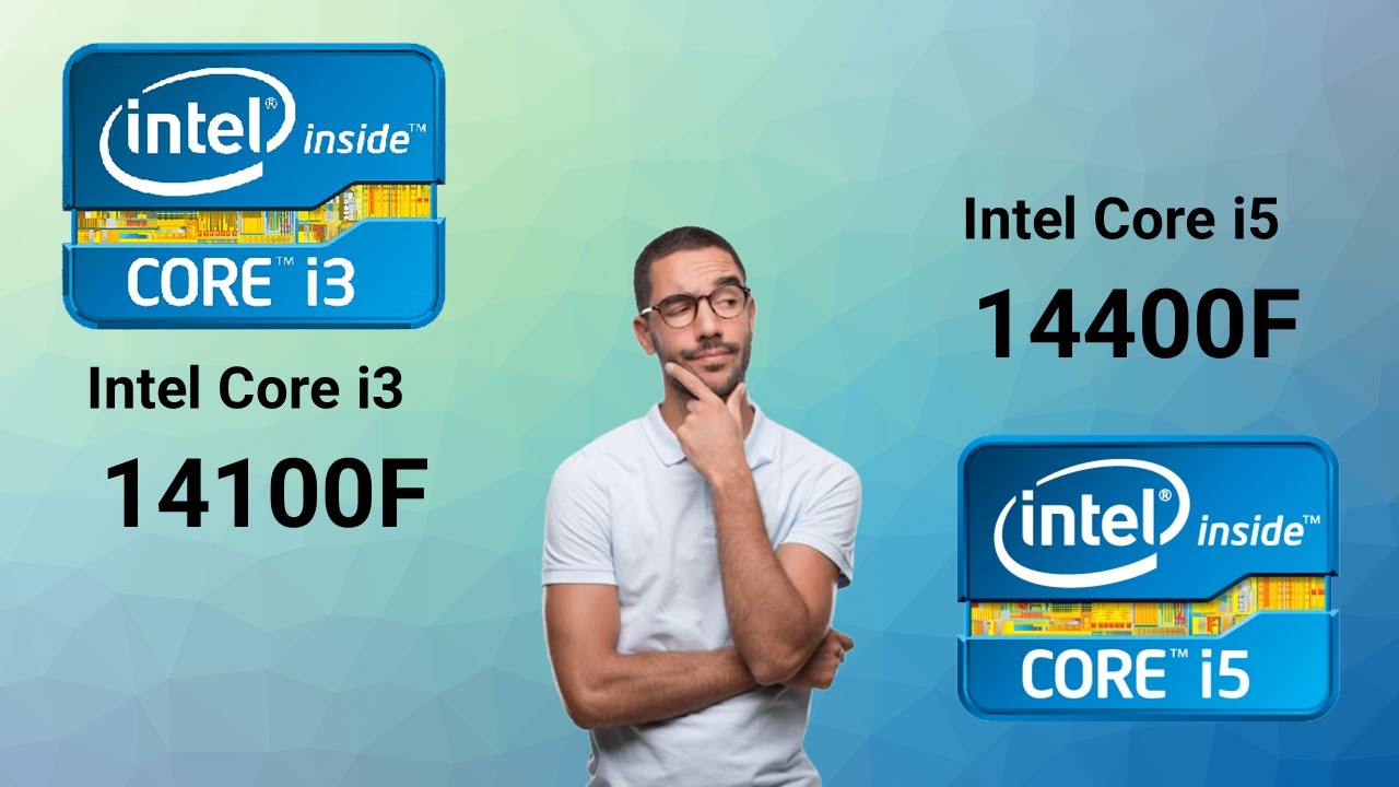 Intel Core i3 14100F VS Intel Core i5 14400F - YouTube