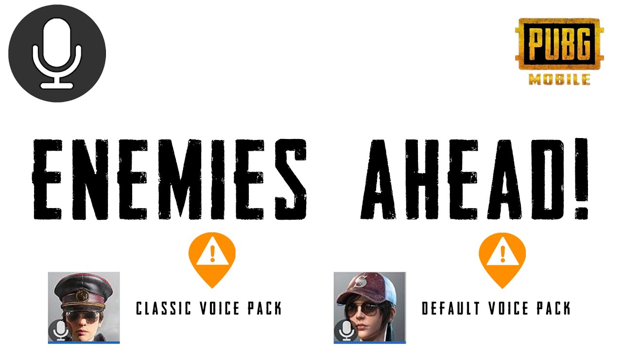 Enemies Ahead! | Pubg Voice Pack Sound Effect 🔊🗣️ - YouTube