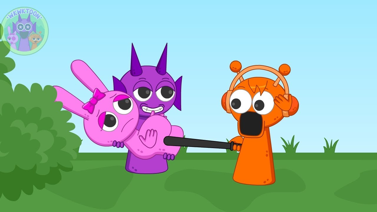 Durple impregnates sprunki pinki - #animationmeme #sprunki # ...