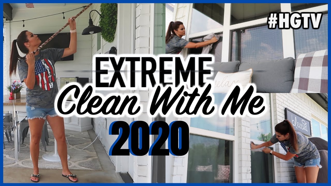 ALL DAY OUTDOOR CLEAN WITH ME | ULTIMATE OUTDOOR CLEANING MOTIVATION ...