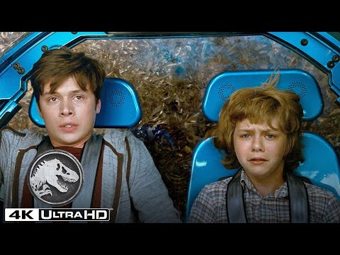 El escape en giroesfera del Indominus Rex en 4K HDR | Jurassic World