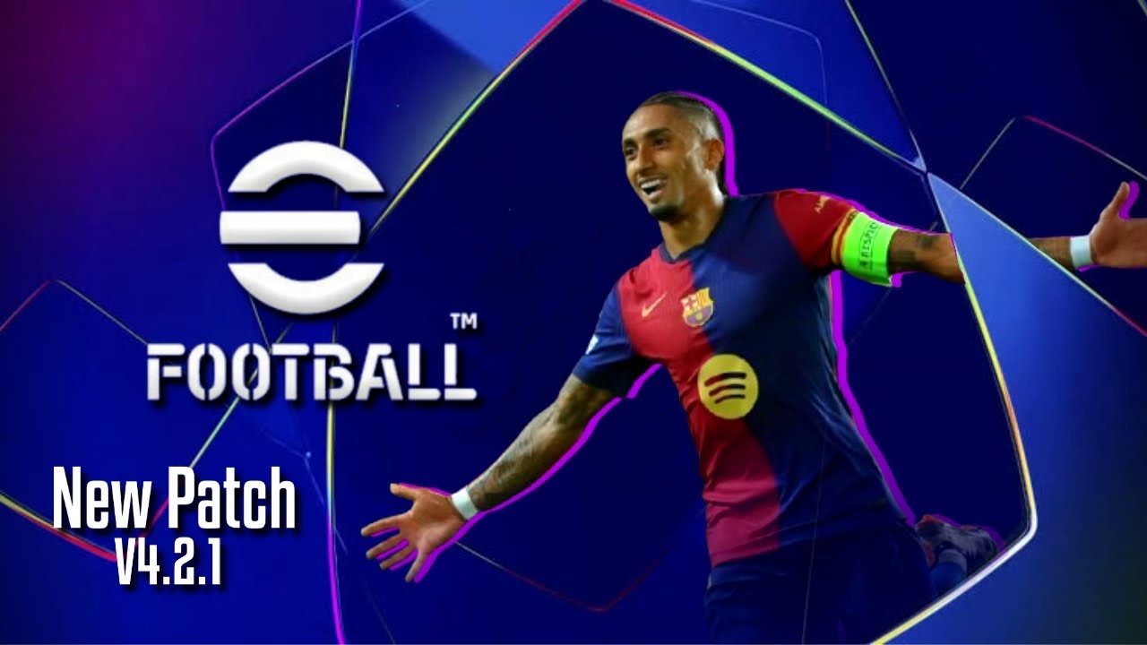 eFootball 2025 new patch v4.2.1 || Latest Version all team real logo ...
