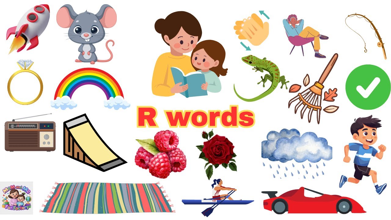 R Words – Learn the Letter R with Fun Pictures and Words! | #RWords # ...