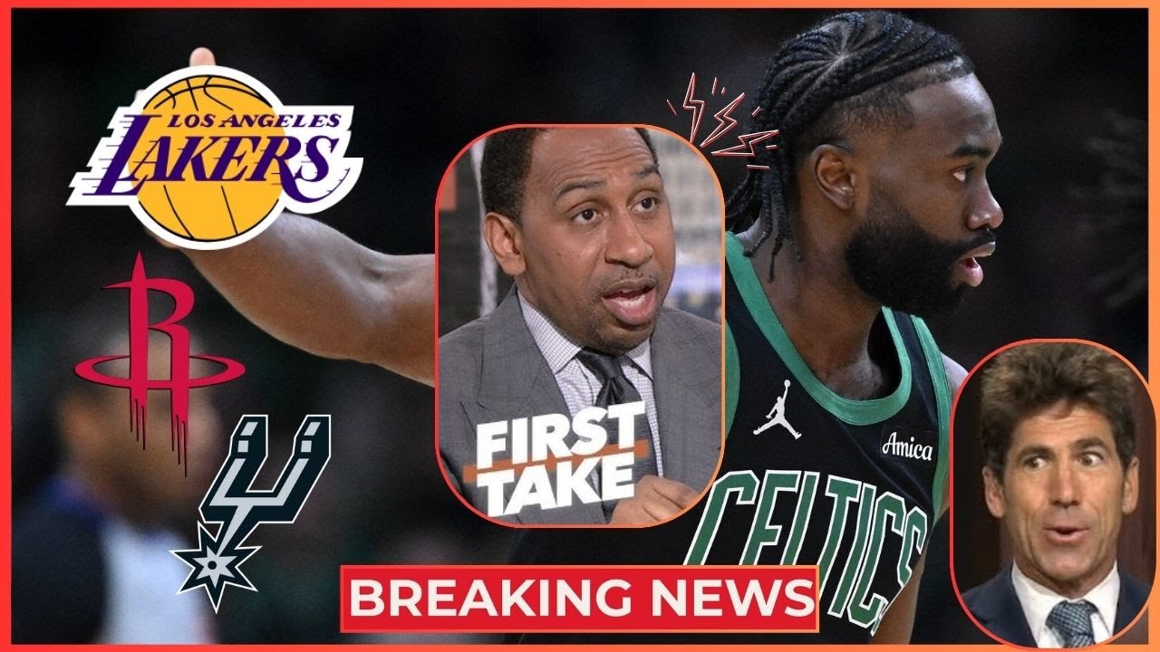 FIRST TAKE: Jaylen Brown trade? Stephen A. & Bob Myers eye Lakers ...