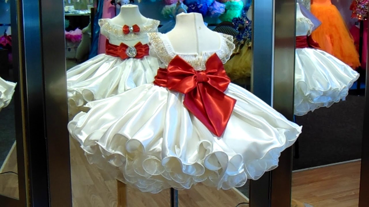 Ivory & Red Occasion Dress - YouTube
