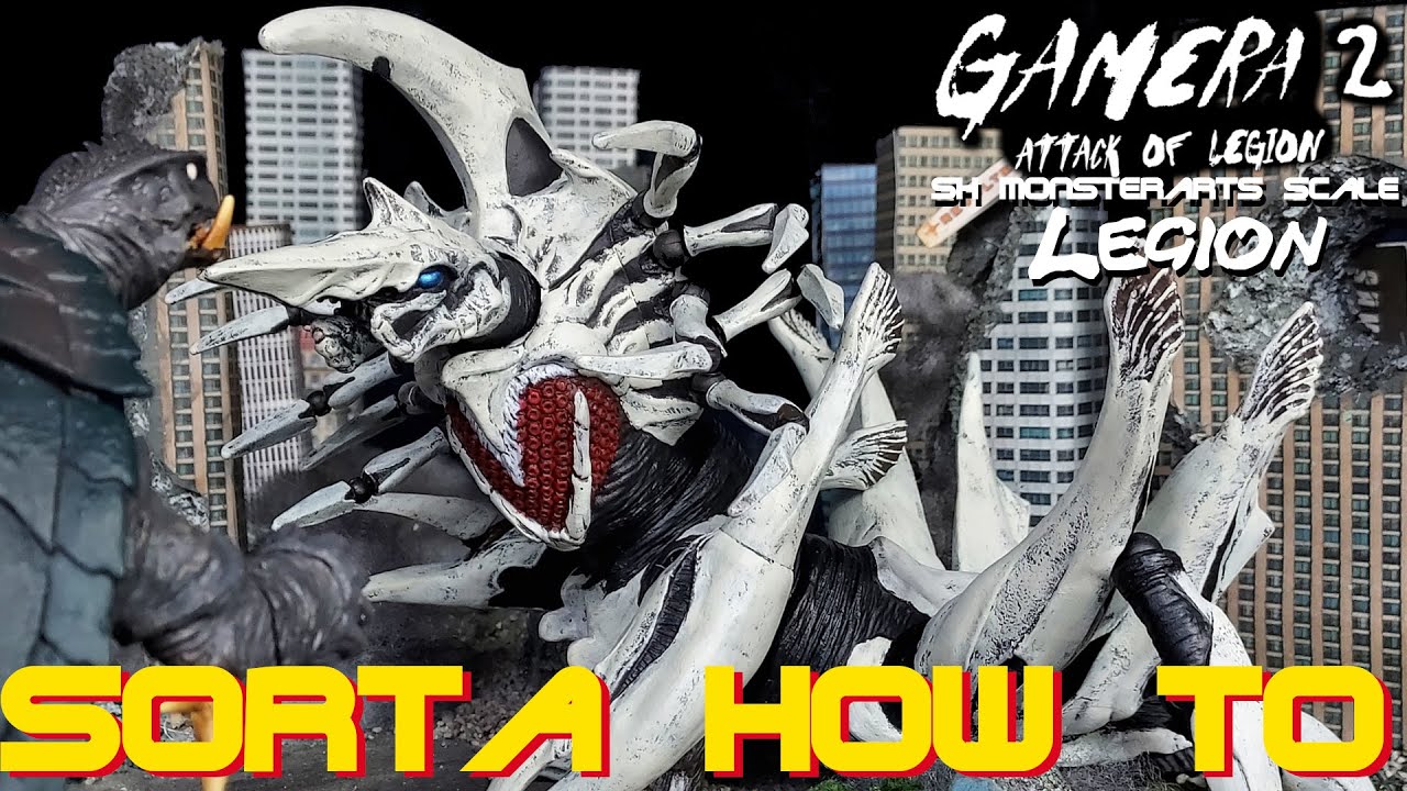 Custom SH MonsterArts/NECA Gamera 2 Legion Action Figure (Bandai MMS ...