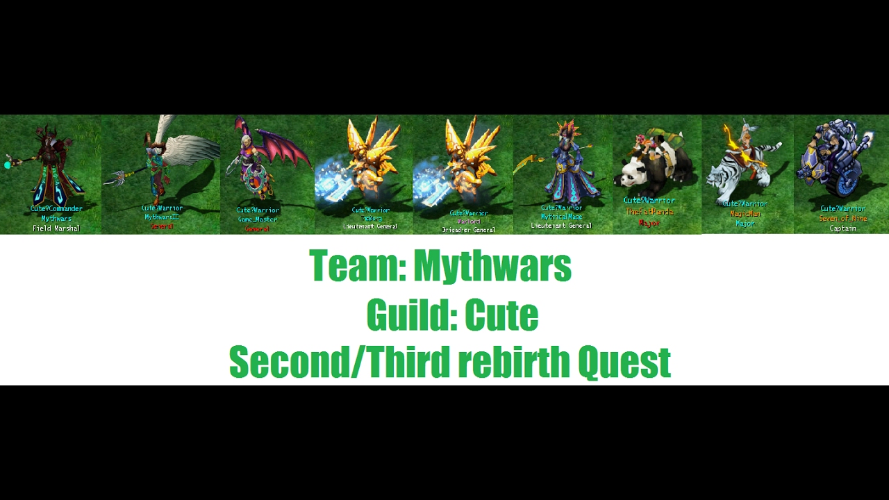 Myth Wars 2 Second and Third Rebirth Quest Walk Through - YouTube