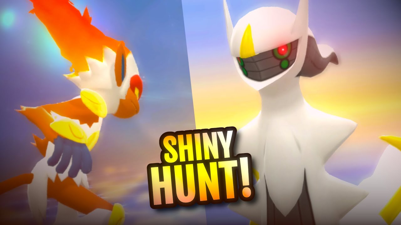 Live Shiny ARCEUS Hunt! (BDSP) (108 RESETS) - YouTube