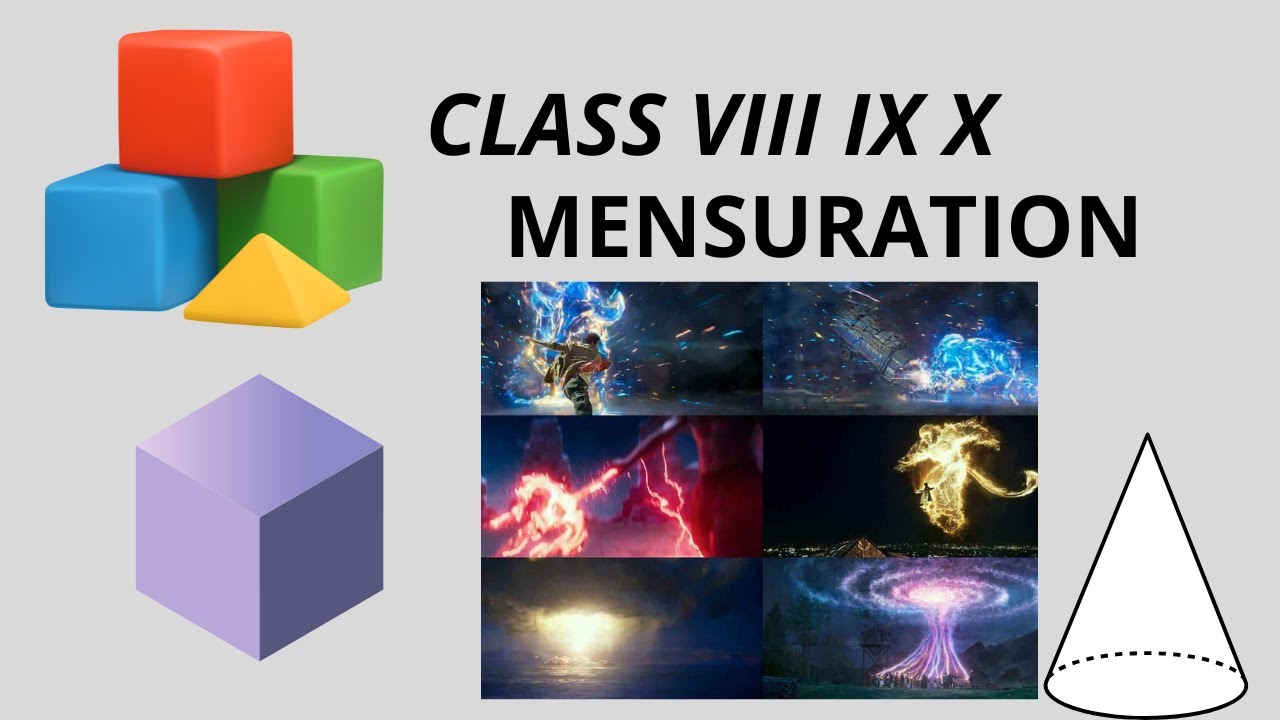 GEOMETRY Class 8 9th X Mensuration Basics 2D Shapes English Medium ...