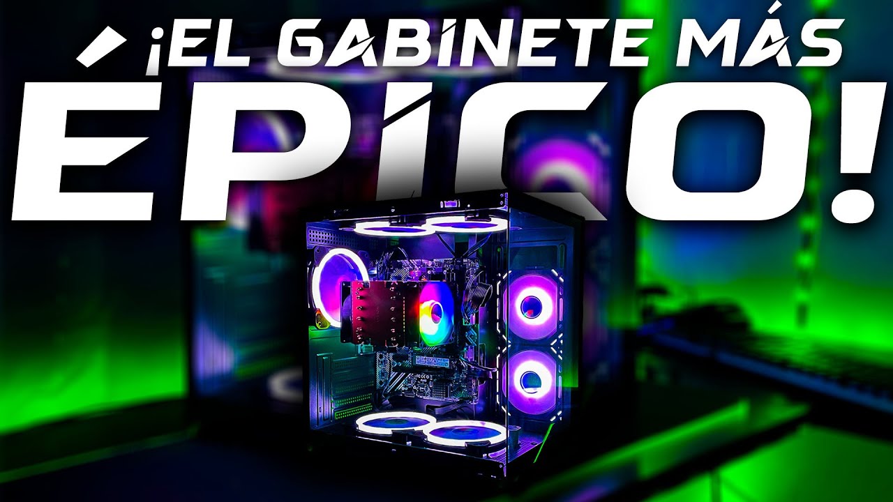🎮🐠¡El MEJOR GABINETE GAMER tipo PECERA🔥🔥 | Gabinete GAMER MEDIA TORRE ...