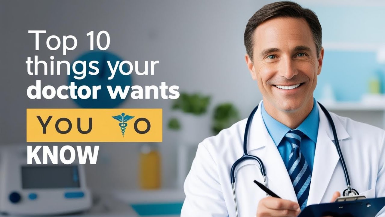 Top 10 Things Your Doctor Wants You To Know…. - YouTube