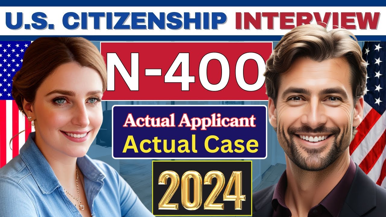 Real Interview of US Citizenship 2024 & Oath Ceremony - N400 ...