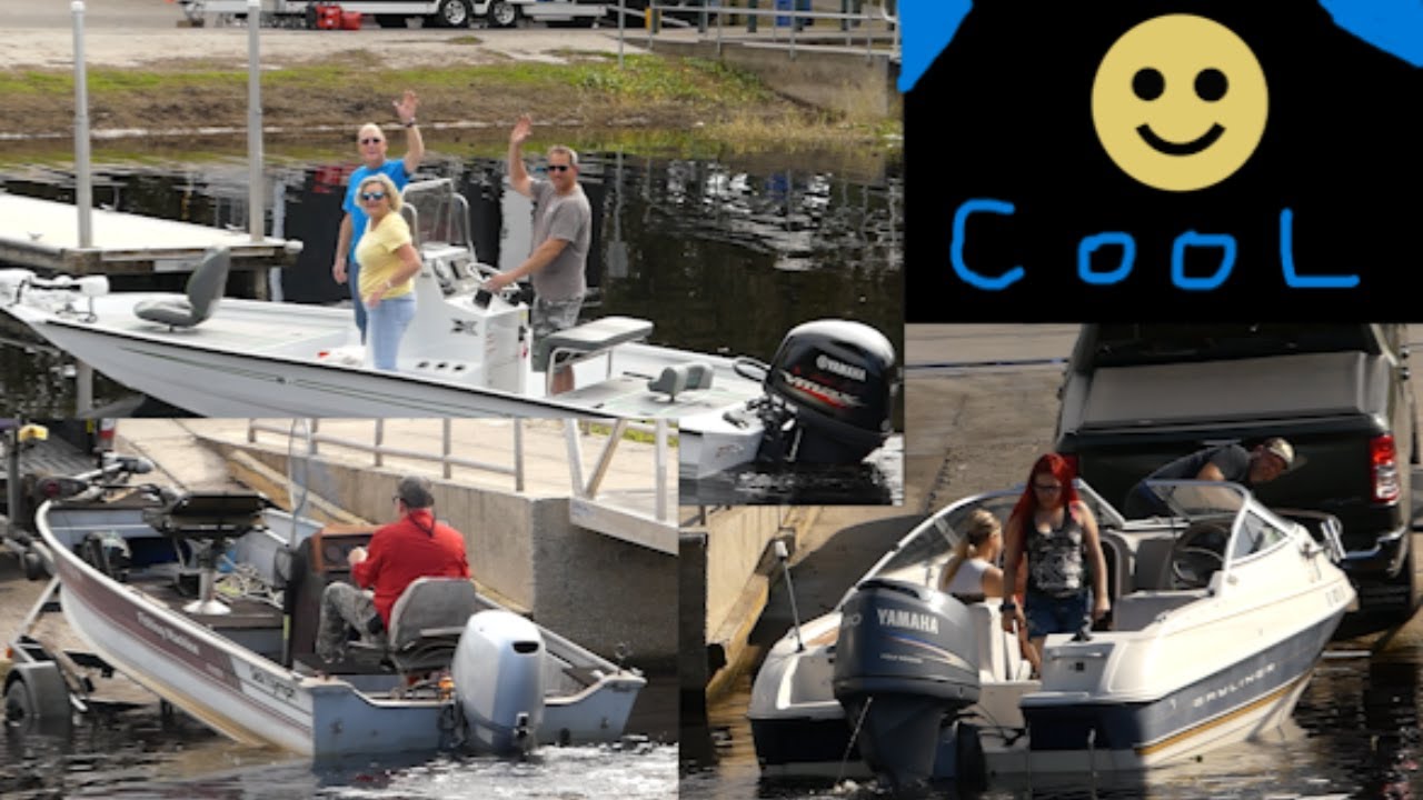 Crazy Day Boats Everywhere People Trying To Load Their Boats - YouTube