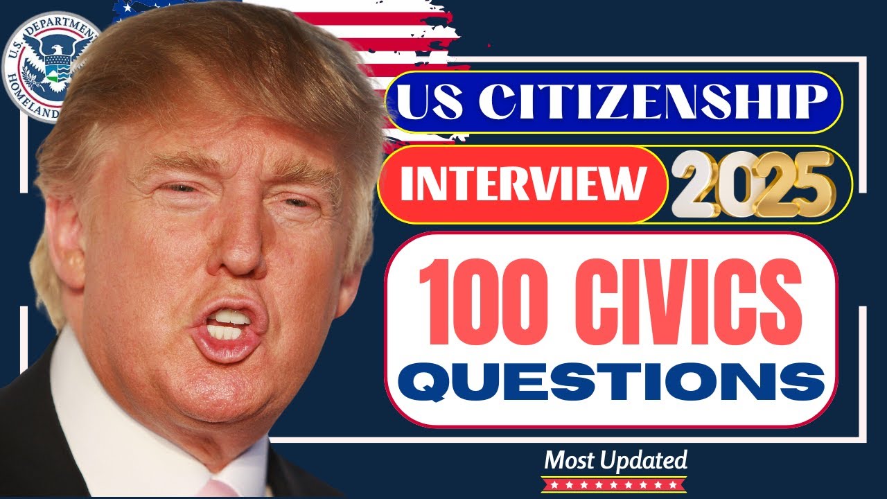 2025 (EASY Memorize) USCIS Official 100 Civics Questions & Answers for ...
