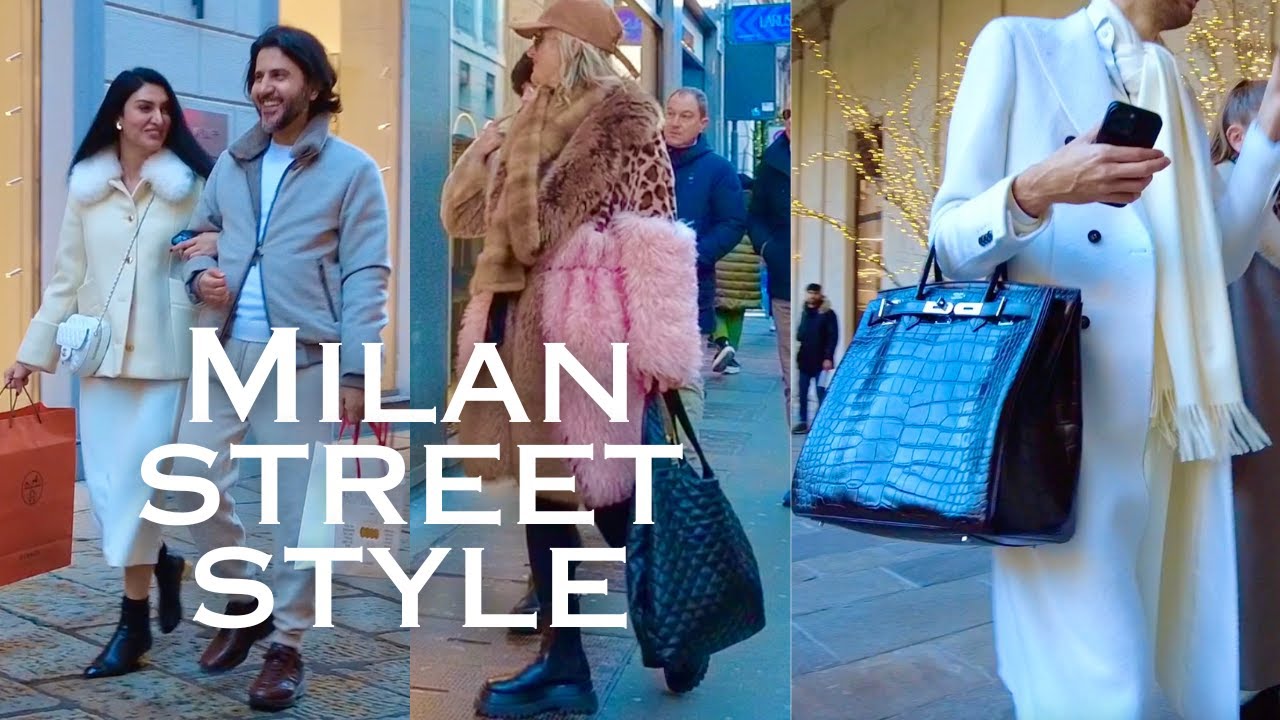 🇮🇹How to dress stylishly in December in Milan.Street style Milan - YouTube