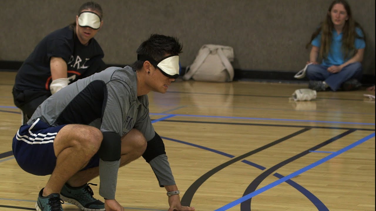Goalball course at UC Berkeley - YouTube