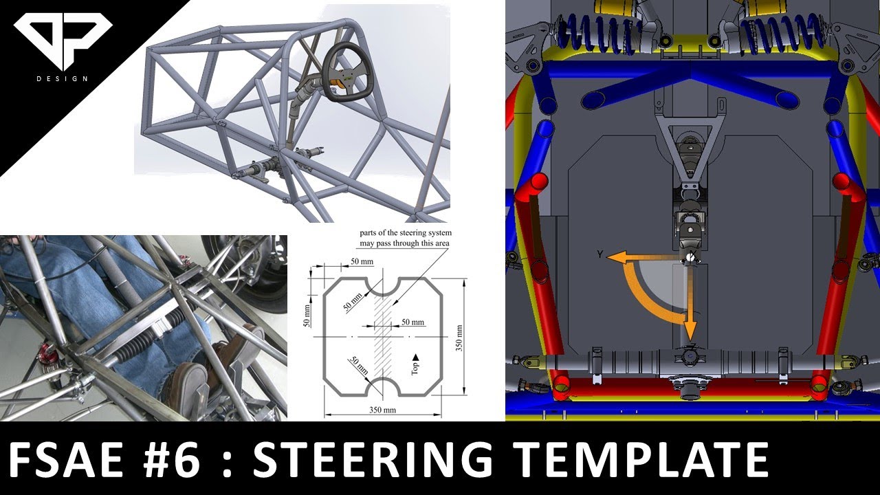 FORMULA STUDENT #6 : Steering Template Explained with CAD Model of ...