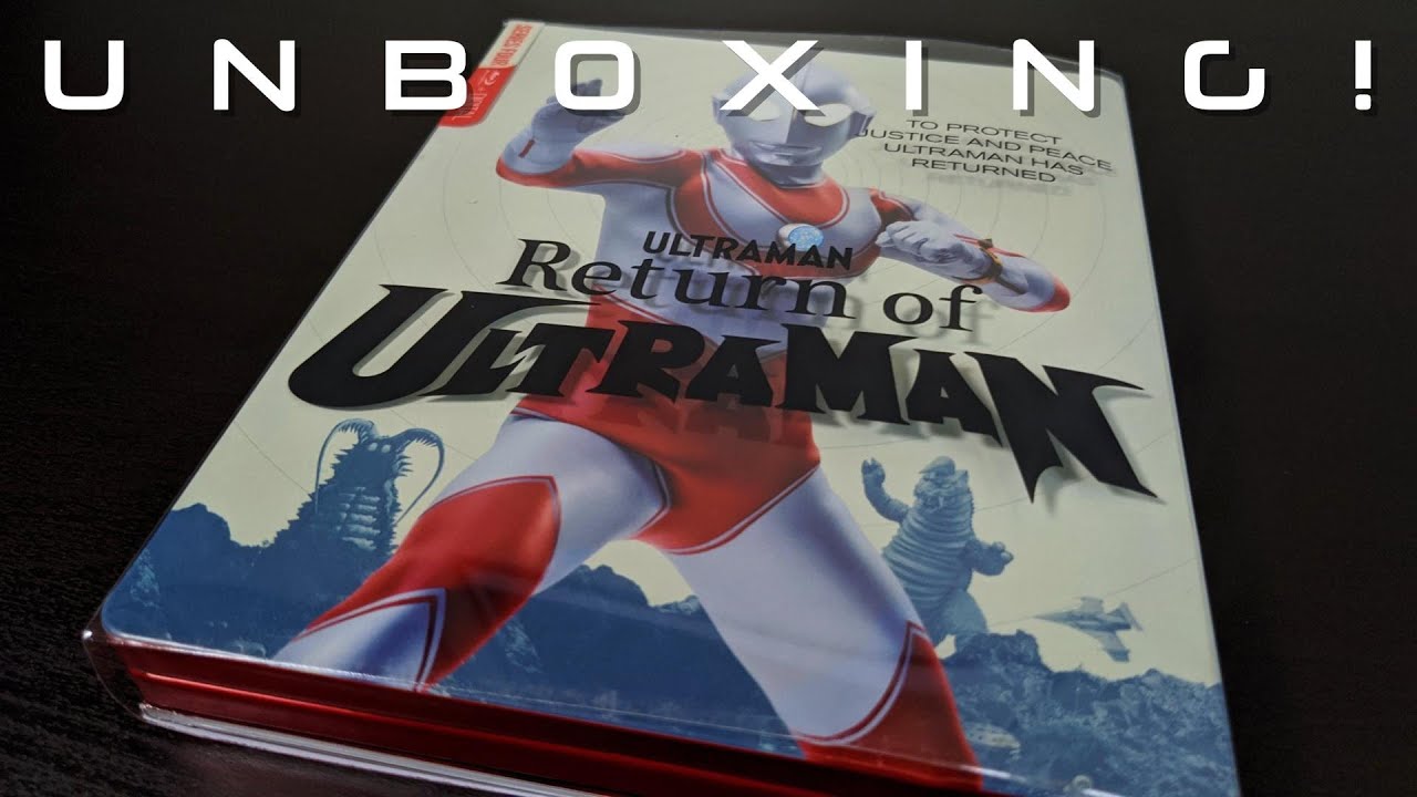 Return of Ultraman Steelbook Blu-ray Unboxing - YouTube
