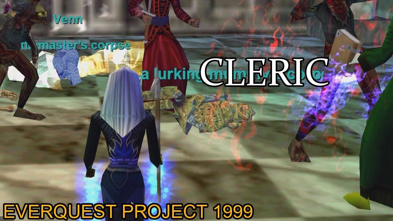 Unrest grouping - Dark Elf Cleric (EQ P99 Green) part 33 - YouTube