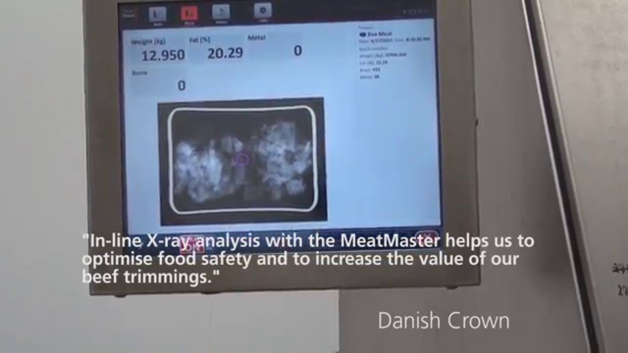X-ray Analysis with MeatMaster II at Danish Crown - YouTube