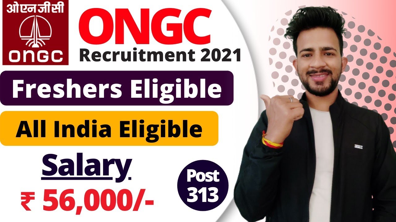 ONGC Recruitment 2021 | Salary ₹ 56,000/- | Through GATE 2020 ...