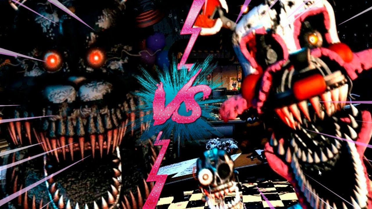 NIGHTMARE VS NIGHTMARE MANGLE - La Liga de FNAF | FIVE NIGHTS AT FREDDY ...