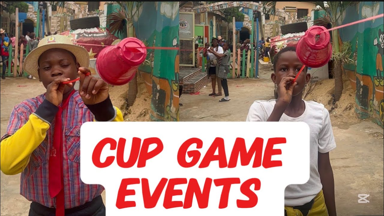 Cup game event 😊 - YouTube