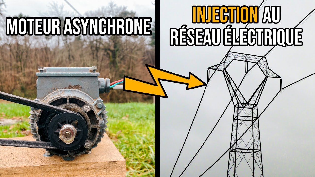 J'injecte au réseau avec un générateur asynchrone!! - YouTube
