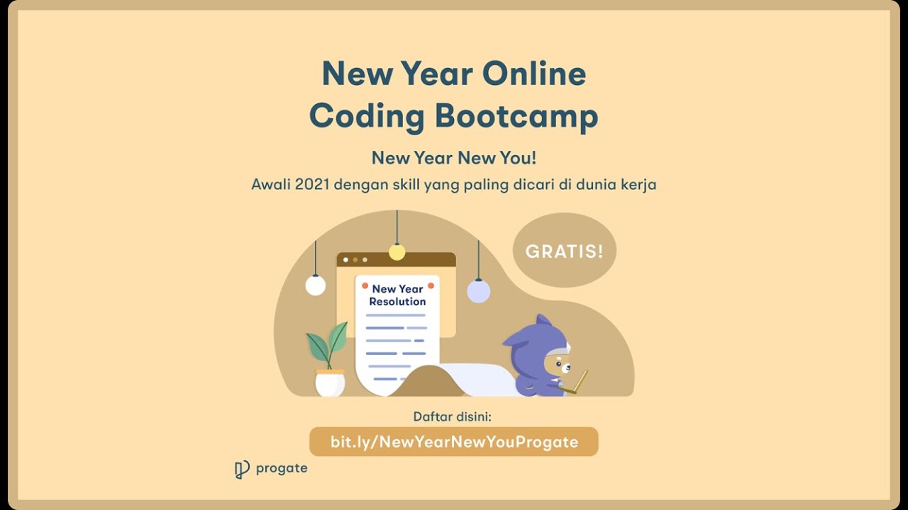 Pembukaan Progate New Year Bootcamp - HTML&CSS - YouTube