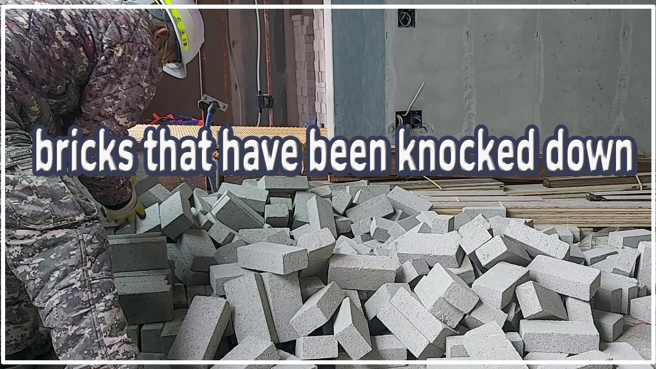 무너뜨린 벽돌, 벽돌 쌓기 기술 Broken bricks, brick-laying techniques, today's ...