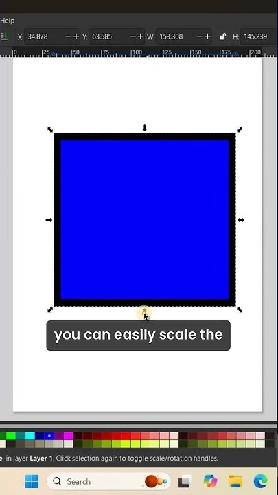 Inkscape Tutorial: How to move, scale, rotate or skew shapes in Inkscape #inkscape #tutorial ...