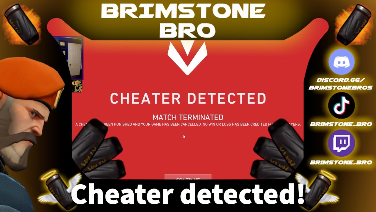 Cheater Detected #brimstone - YouTube