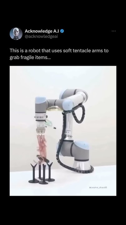 Robots with tentacles #robotic #robot #fragile #tentacles - YouTube