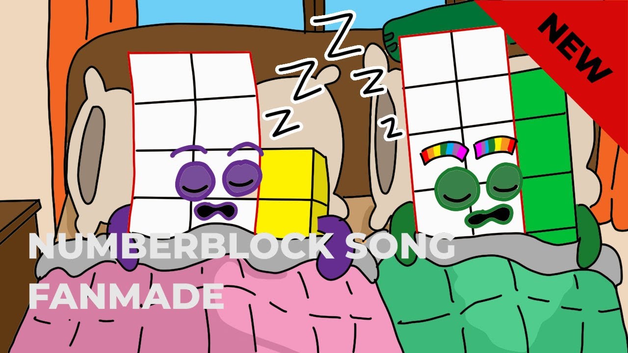 Numberblocks 13 and 14 Fall Asleep Together Peacefully - YouTube
