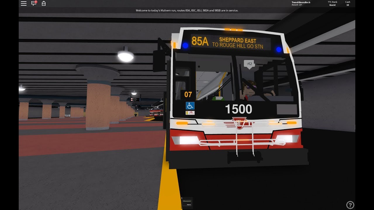 Toronto Transit Commission (Roblox) 2008 Orion VII NG HEV #1500 ~ 85 ...