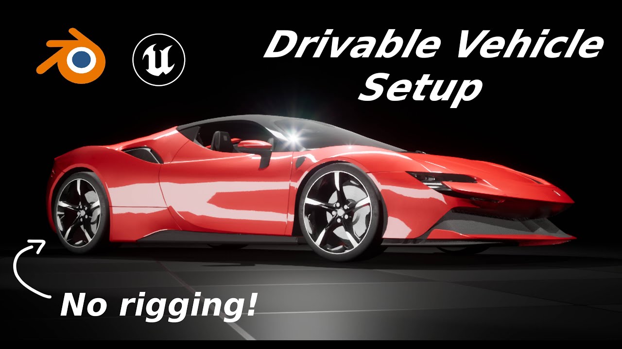 Blender to Unreal Engine 5 Car Setup [R-Tune Vehicle Physics Plugin ...