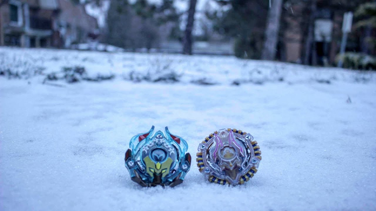 Ice Storm Beyblade Battle Anubion A2 Vs Minoboros M2 Beyblade Burst ...