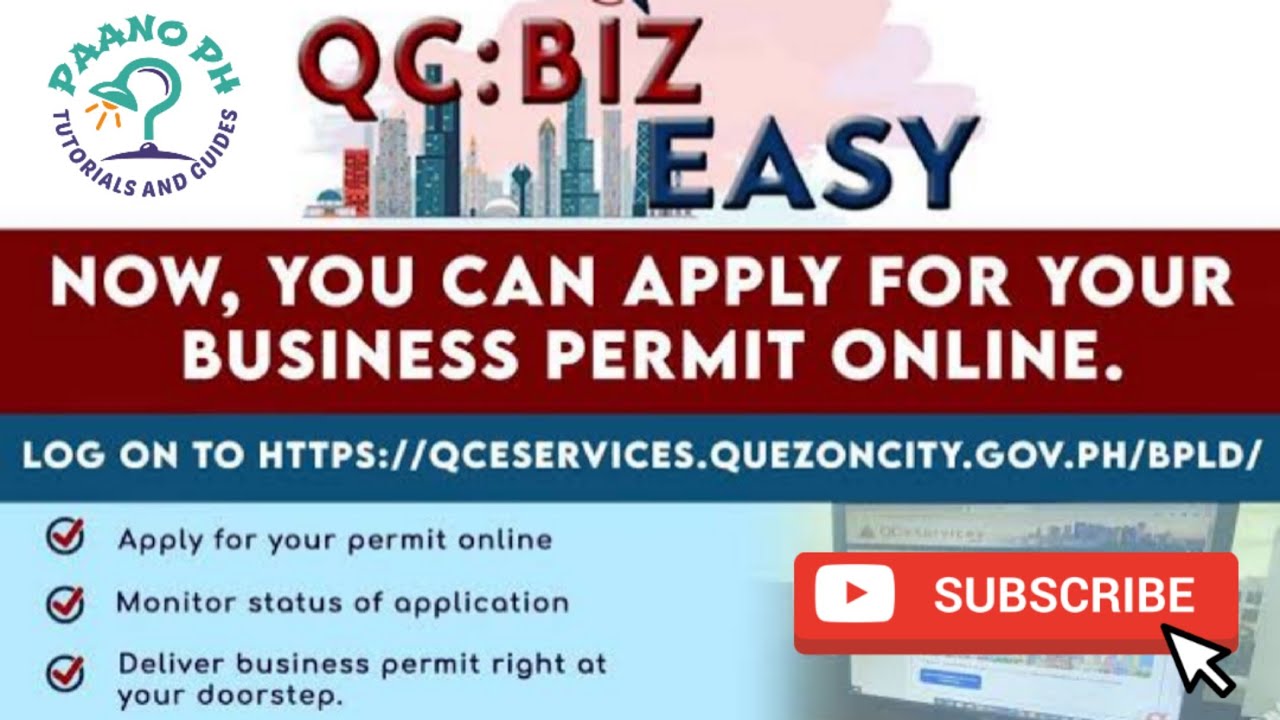 Paano kumuha ng Business Permit Online sa QC - YouTube