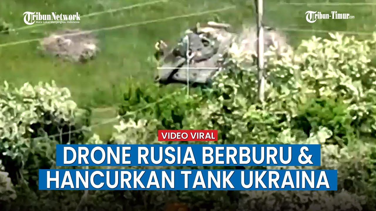 Detik detik Tergeletaknya Tentara Ukraina, Usai Tank Dihancurkan Drone ...