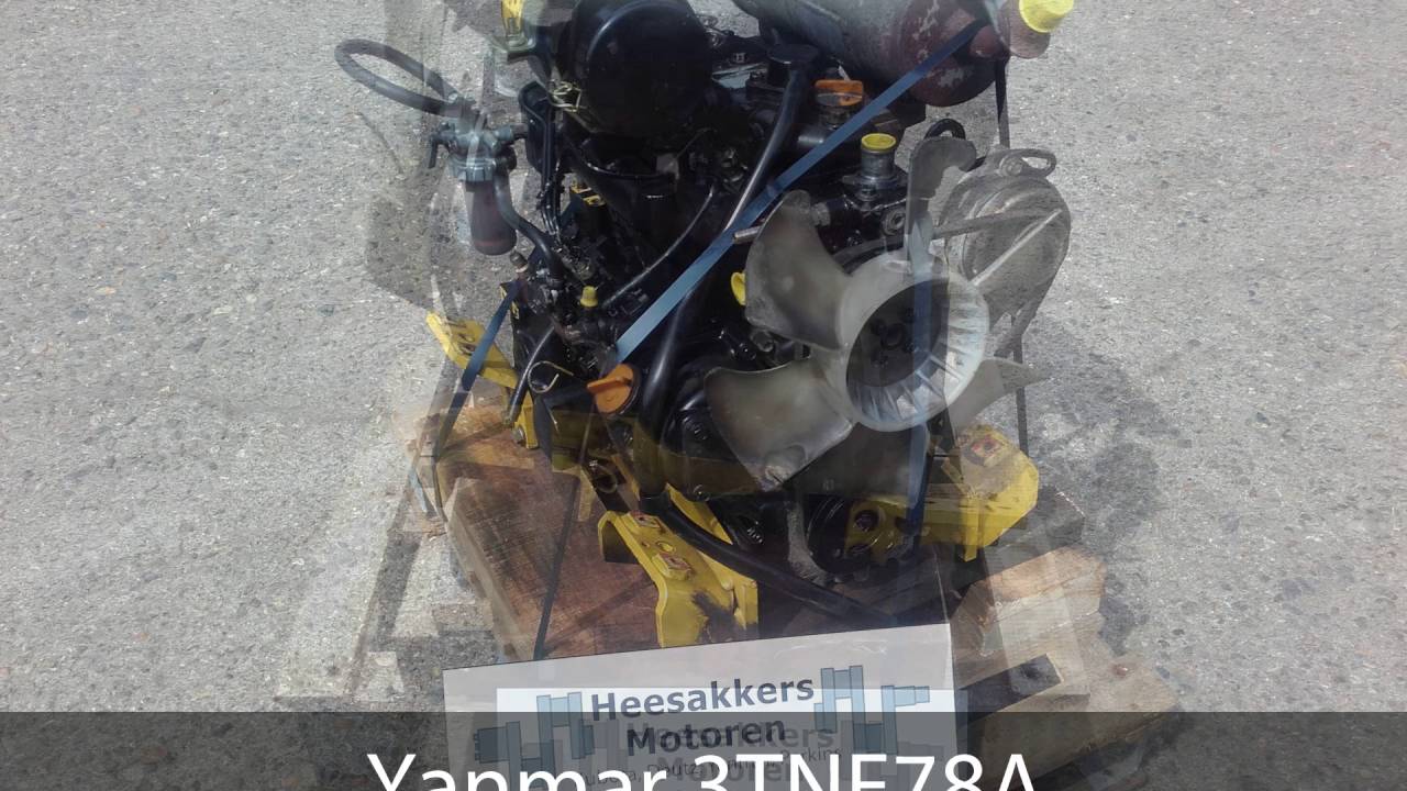 Yanmar 3TNE78A - YouTube