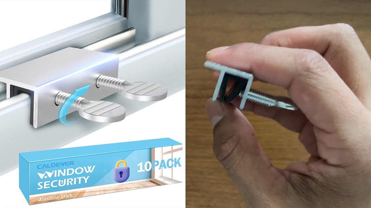 Child and Pet Safe Window Locks | Sliding Window Locks Security - YouTube