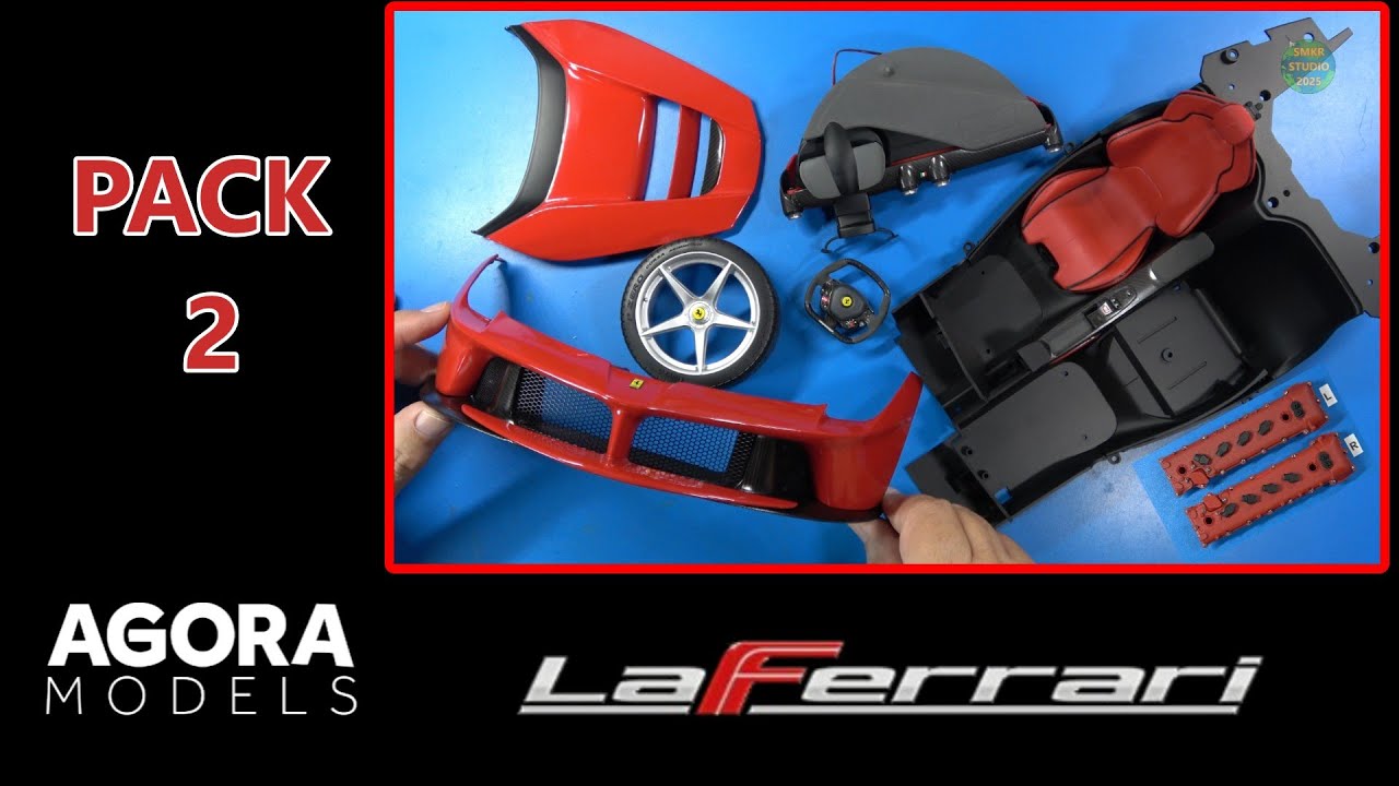 LaFerrari Build Pack 2 Stages 9 to 16 from Agora Models - YouTube