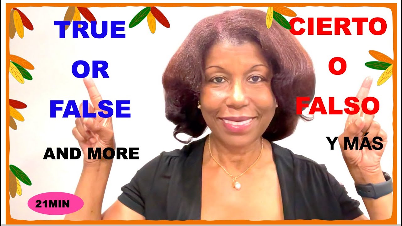 TRUE OR FALSE CIERTO O FALSO - YouTube