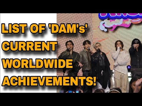 BREAKING: SB19's DAM WORLDWIDE CHART CURRENT LIST OF ACHIEVEMENTS ...