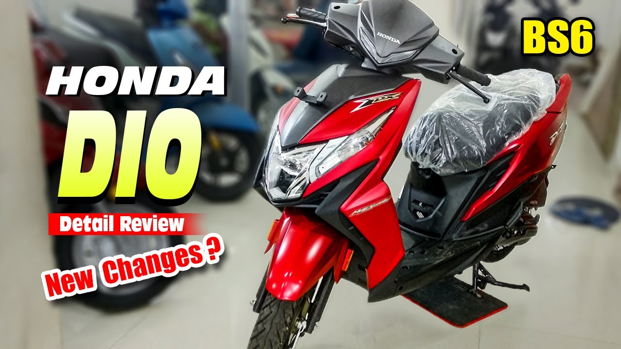 Honda DIO 2020 Dlx Red Full Depth Review, ON ROAD PRICE, Specs, By ...